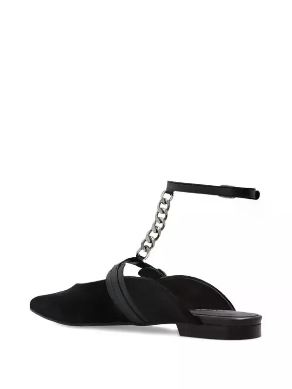 Munthe Chain-embellished Mules - Black