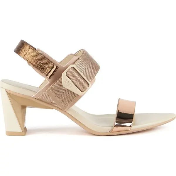 United Nude Poly Soga Mid Heel Sandals - Cameo Mix