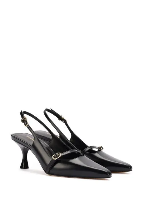 Larroude Ines Pump - Black
