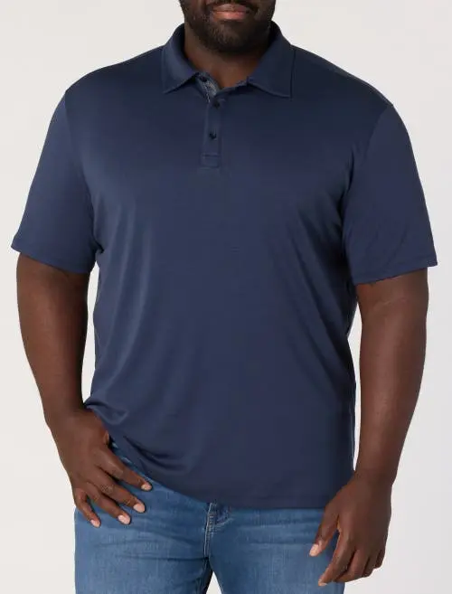 Robert Barakett Big & Tall Georgia Polo Shirt - Blue