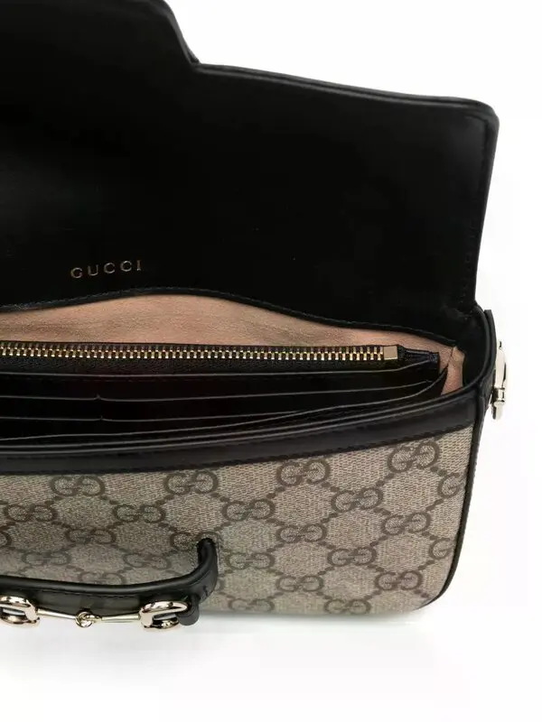 Gucci Small Horsebit 1955 Shoulder Bag - Neutrals