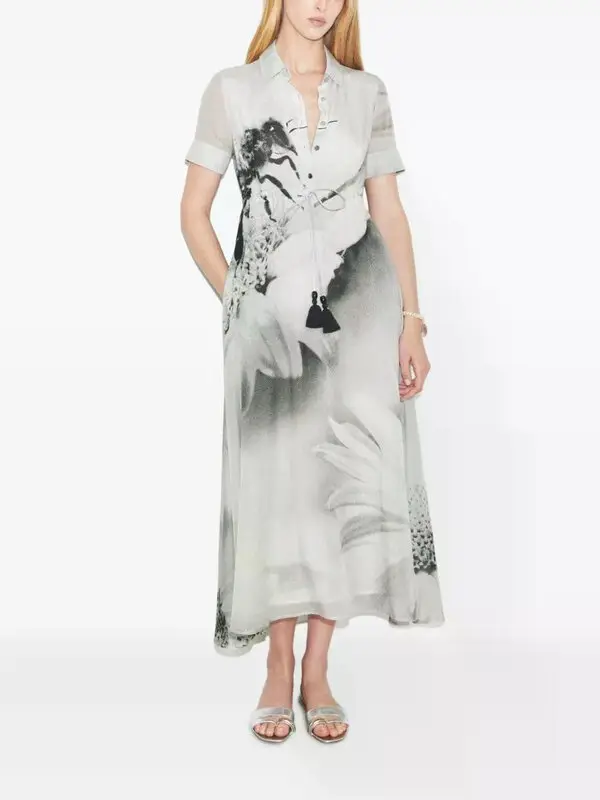 Tory Burch Floral-print Midi Dress