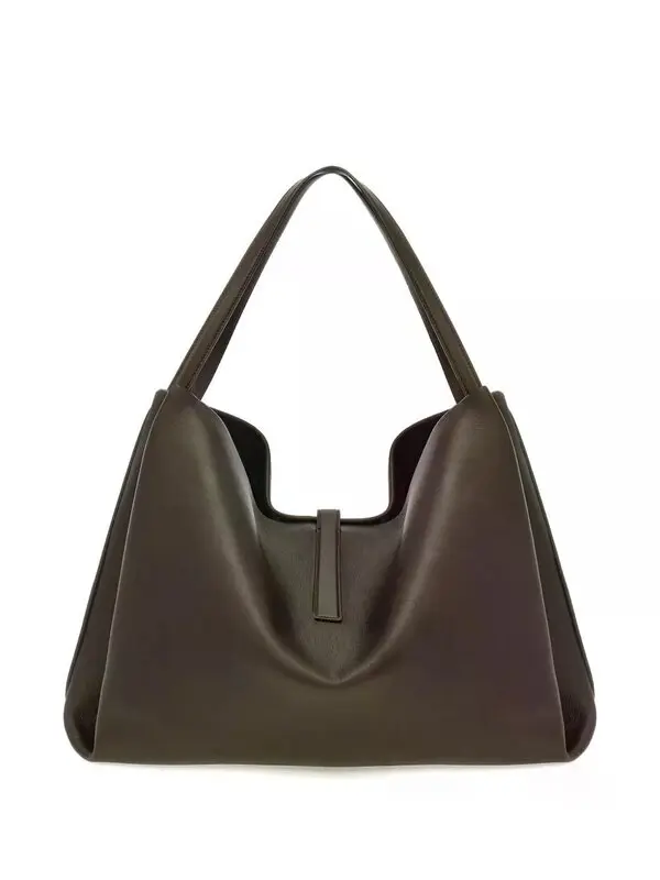 FERRAGAMO Leather Tote Bag - Grey