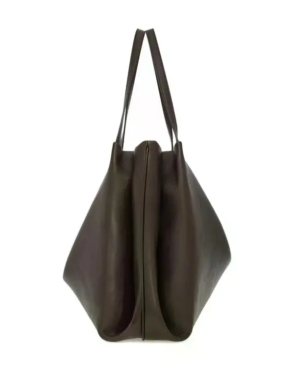 FERRAGAMO Leather Tote Bag - Grey