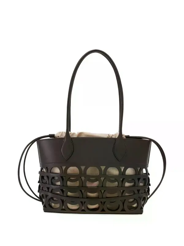 FERRAGAMO Gancini Cut-out Tote Bag