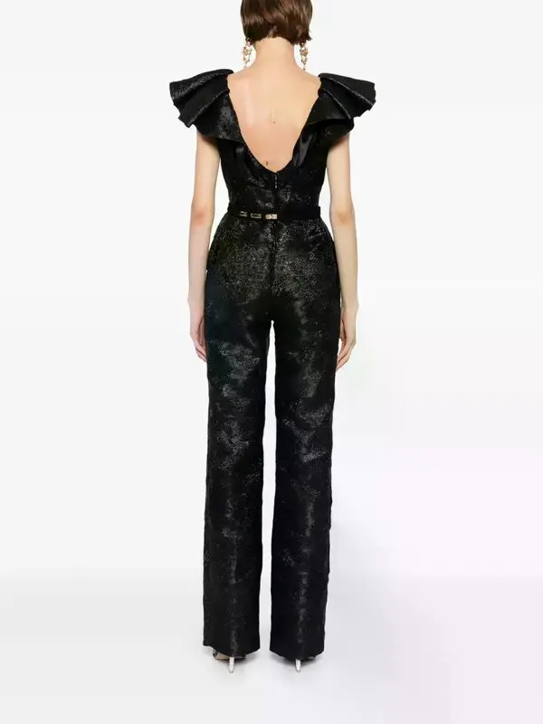 SAIID KOBEISY Brocade Jumpsuit
