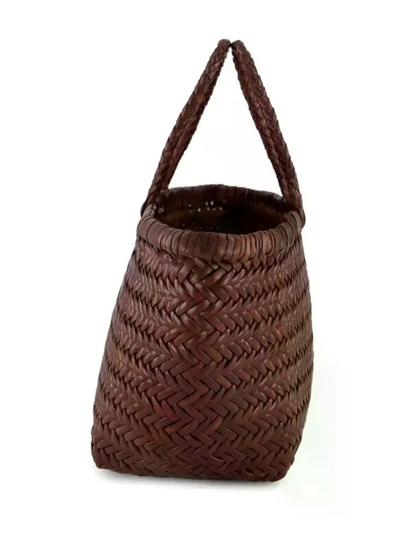 Dragon Diffusion Small Triple Jump Leather Handbag - Neutrals