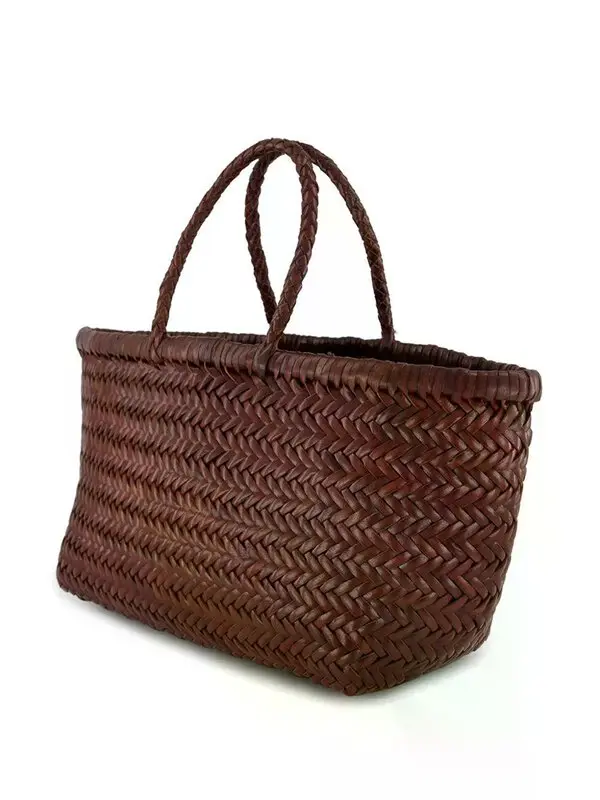 Dragon Diffusion Small Triple Jump Leather Handbag - Neutrals