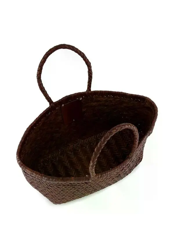 Dragon Diffusion Small Triple Jump Leather Handbag - Neutrals