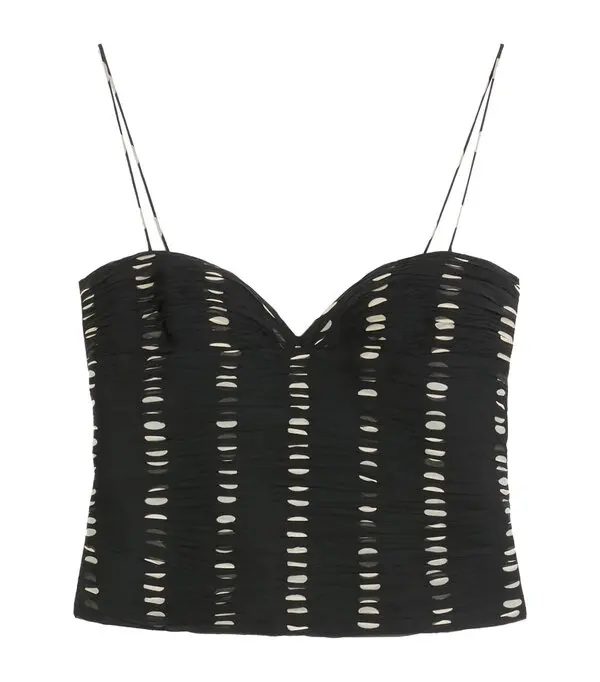 Valentino Garavani Silk Polka-dot Top