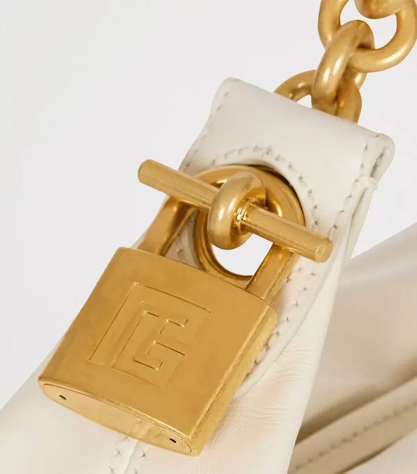 Balmain Mini Leather Sync Shoulder Bag