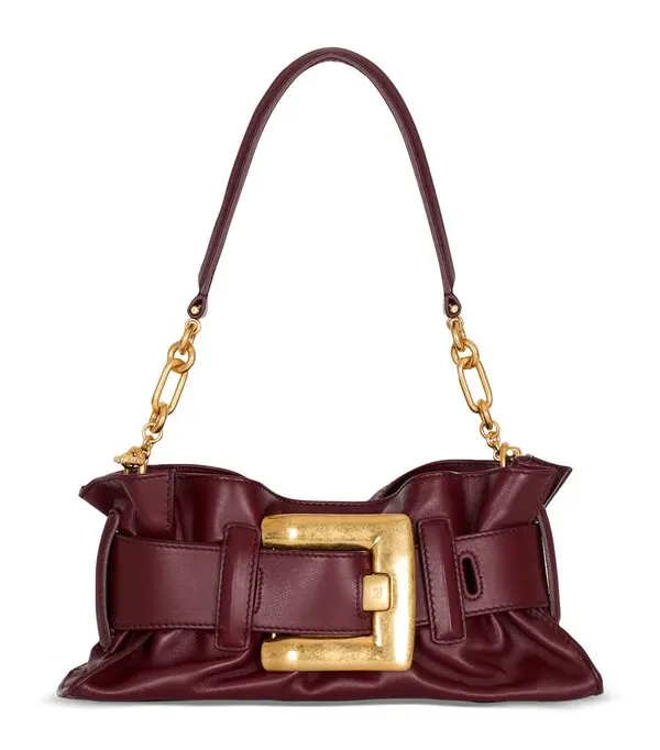 Balmain Mini Anthem Shoulder Bag - Brown