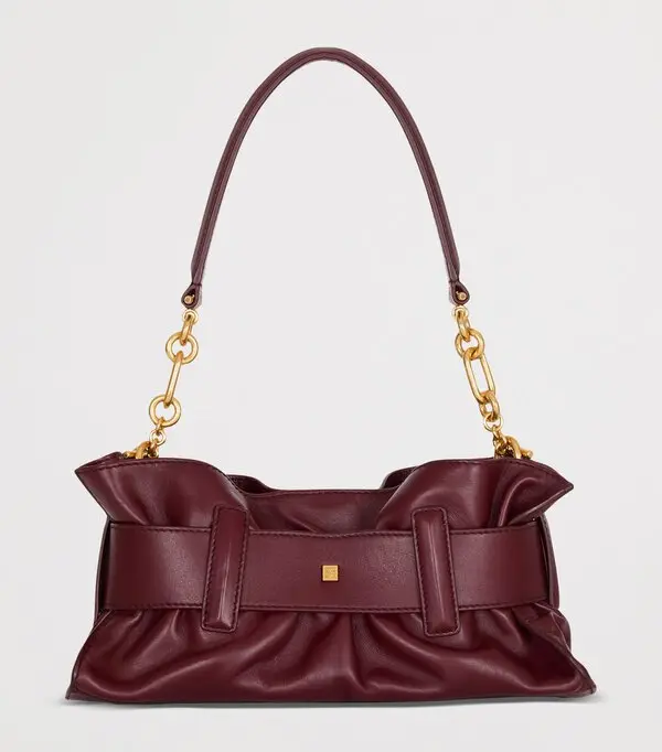 Balmain Mini Anthem Shoulder Bag - Brown