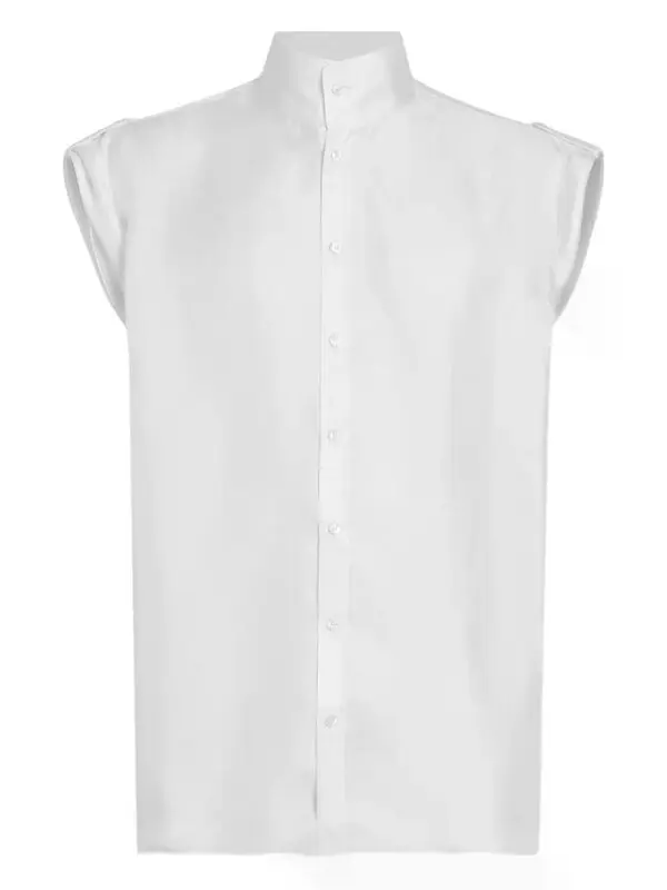 Dolce & Gabbana Hawaii Sleveless Shirt - White
