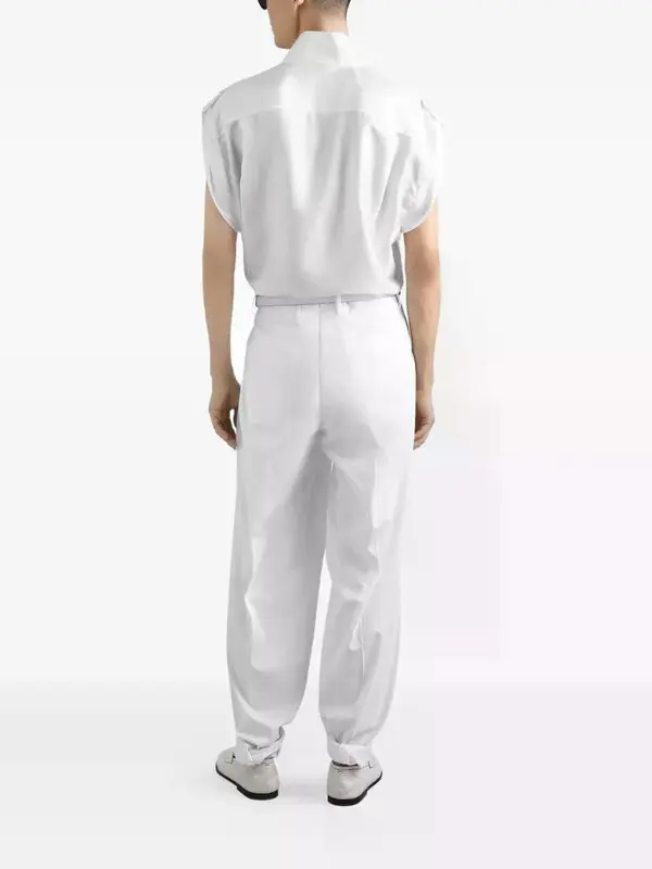 Dolce & Gabbana Hawaii Sleveless Shirt - White