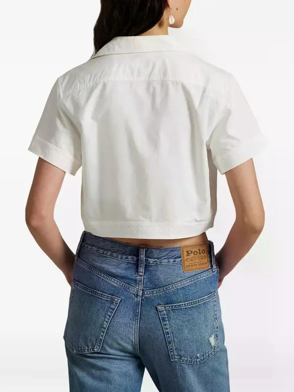 Polo Ralph Lauren Tied-front Short-sleeve Shirt