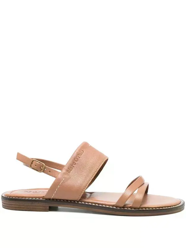 Marc O'polo Babett Slingback Sandals - Brown