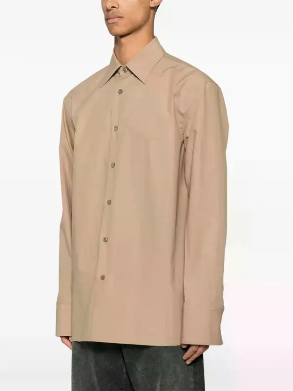 Gucci Logo-embossed Cotton Shirt