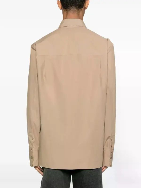 Gucci Logo-embossed Cotton Shirt