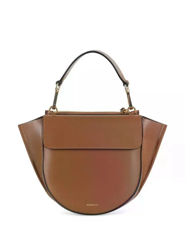 WANDLER Mini Hortensia Tote Bag - Brown