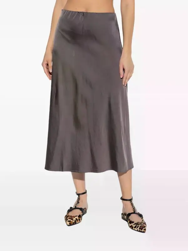 Munthe Satin-finish Midi Skirt