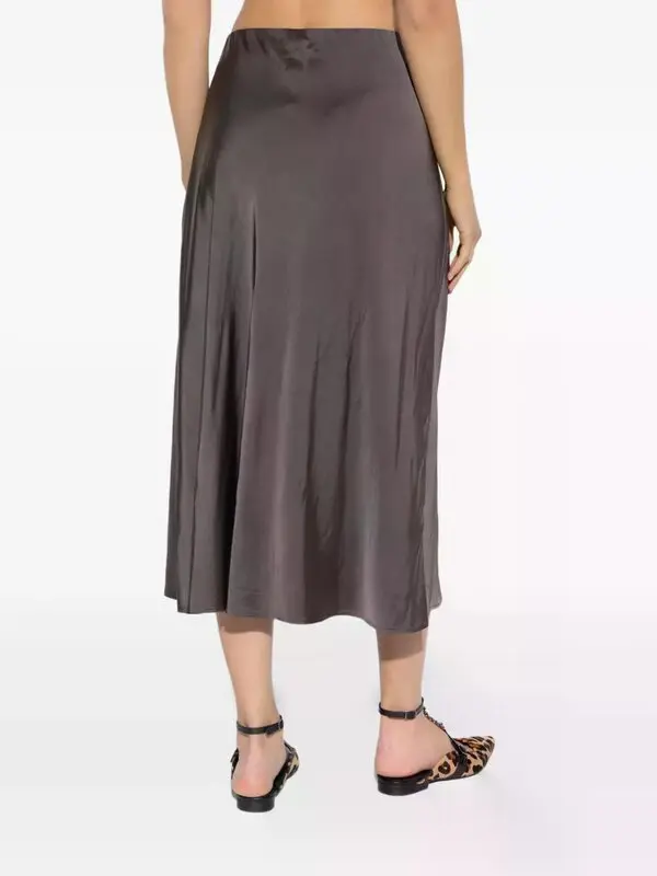 Munthe Satin-finish Midi Skirt