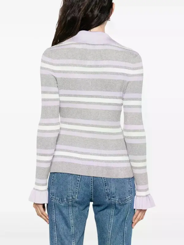 SELF-PORTRAIT Striped Cardigan
