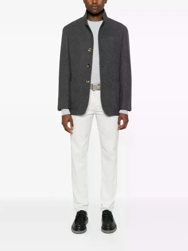 Brunello Cucinelli Cashmere Jacket - Grey