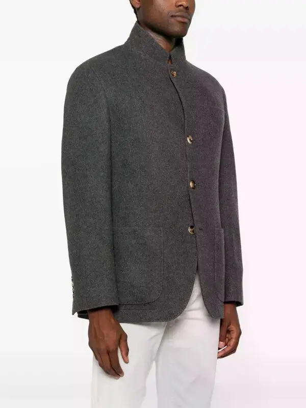 Brunello Cucinelli Cashmere Jacket - Grey