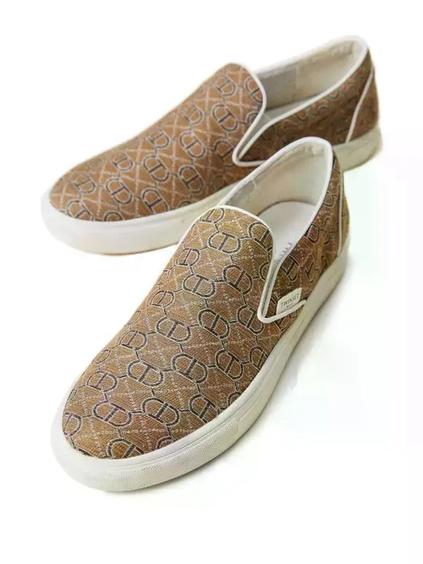 TWINSET Monogram Slip-on Sneakers