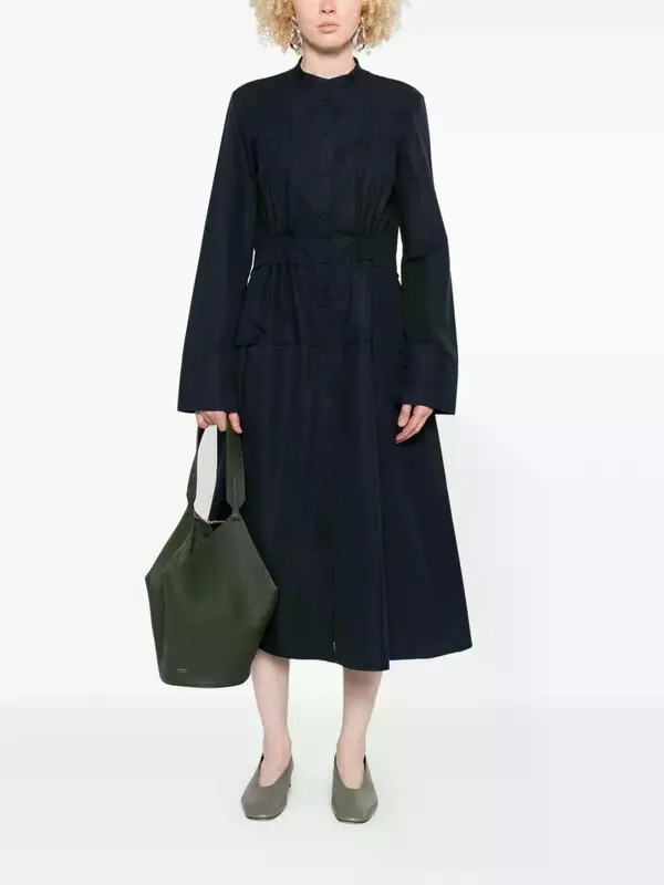 JIL SANDER Organic Cotton A-line Dress