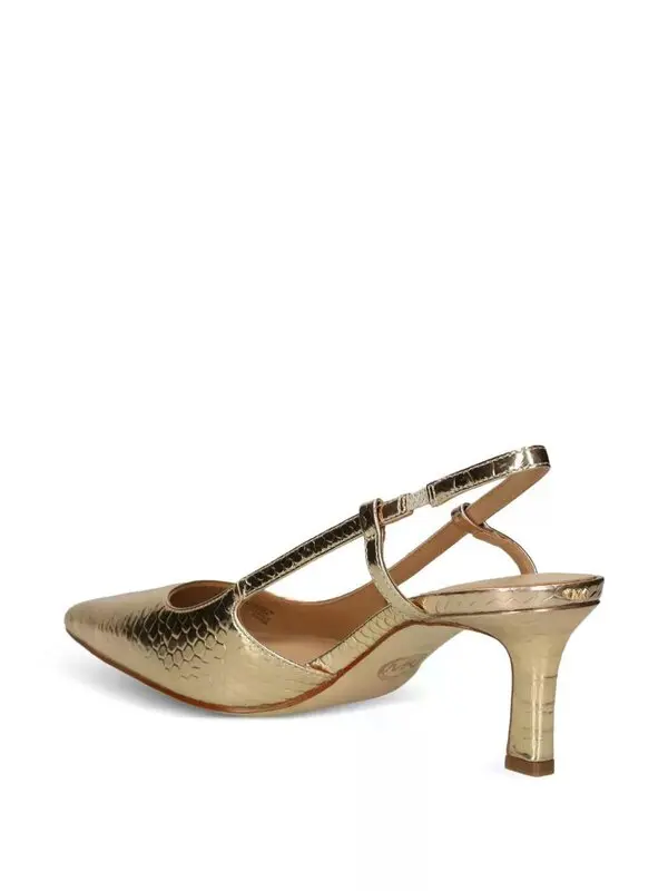 Michael Kors 63mm Alora Slingback Pumps - Gold