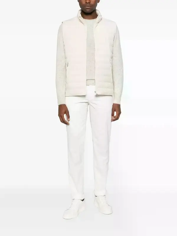 Brunello Cucinelli Mélange-effect Jumper - Grey