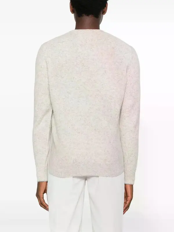 Brunello Cucinelli Mélange-effect Jumper - Grey