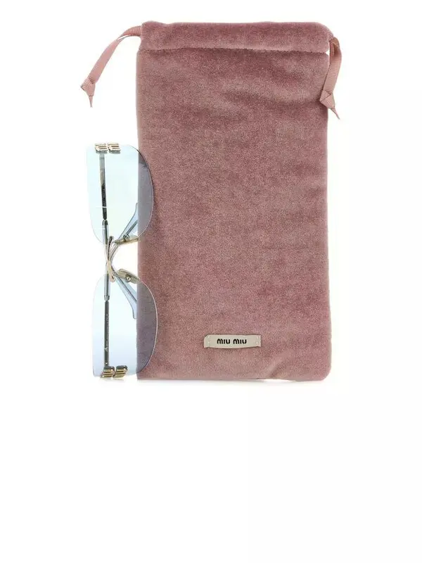 Miu Miu Logo-appliqué Sunglasses