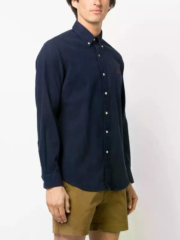 Polo Ralph Lauren Polo Pony Button-up Cotton Shirt - Blue