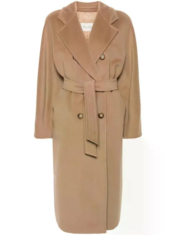 Max Mara Madame Belted Coat - Neutrals