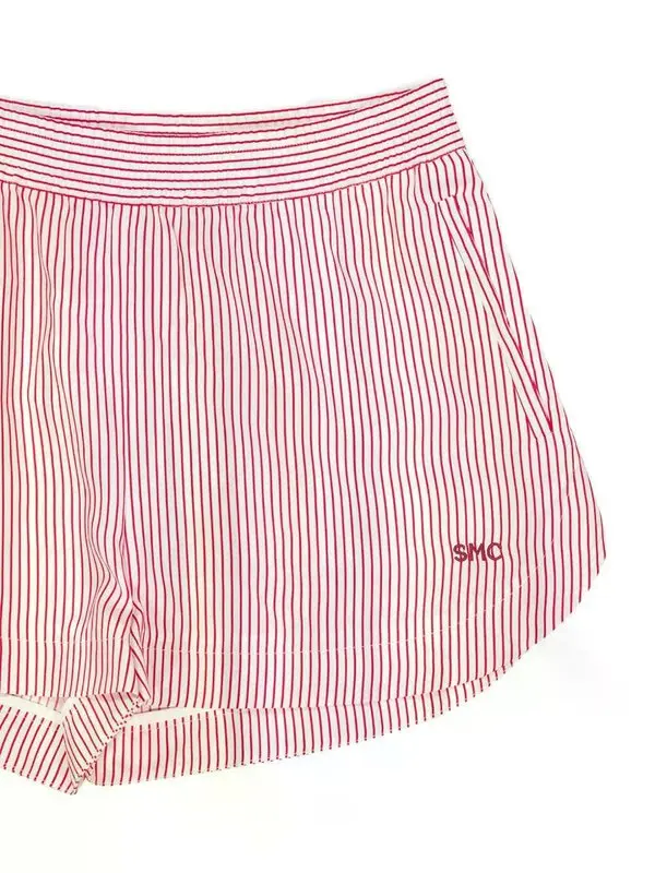 Stella McCartney Striped Silk Shorts