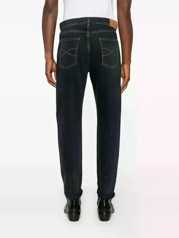 Brunello Cucinelli Logo-embroidered Jeans