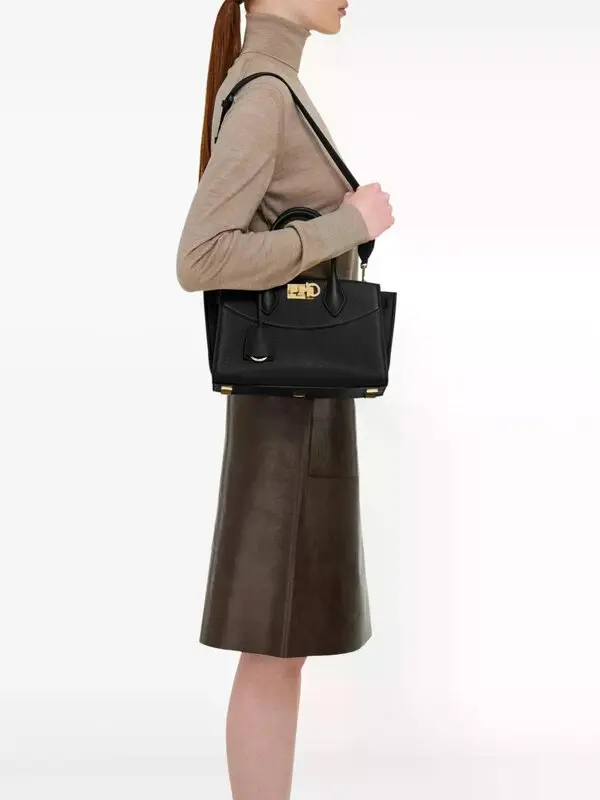 FERRAGAMO Structured Leather Tote
