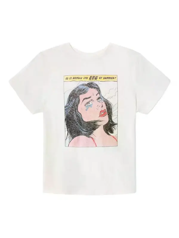 RE/DONE Graphic-print T-shirt - White