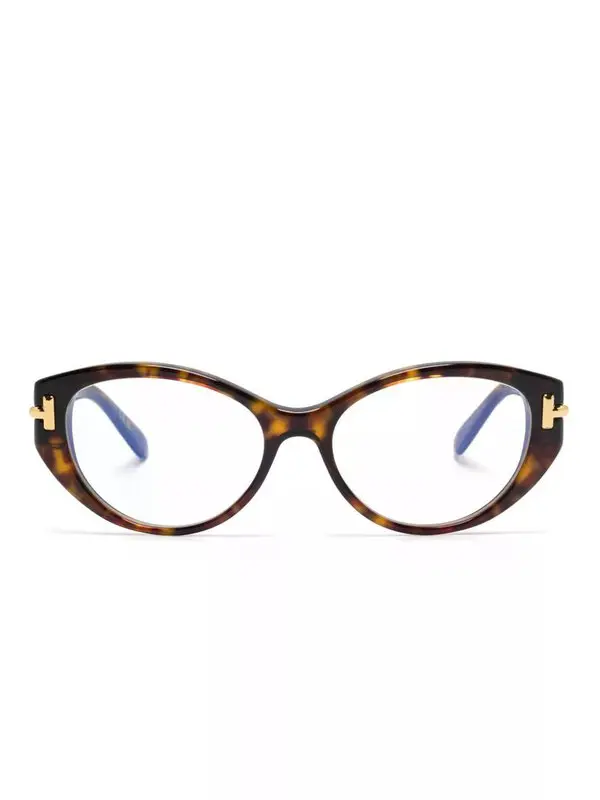 TOM FORD Round-frame Glasses - Brown