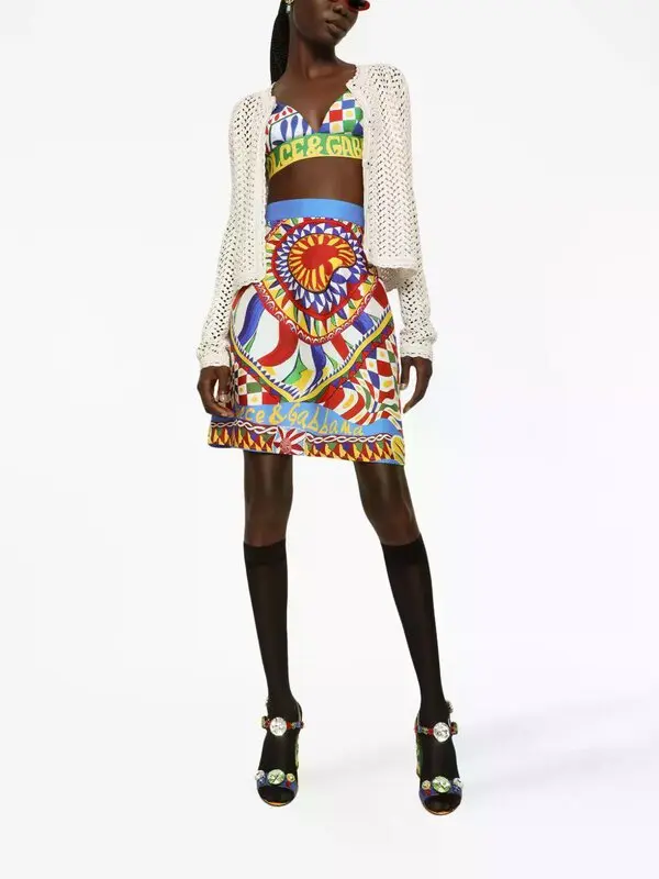 Dolce & Gabbana Crochet-knit Cardigan