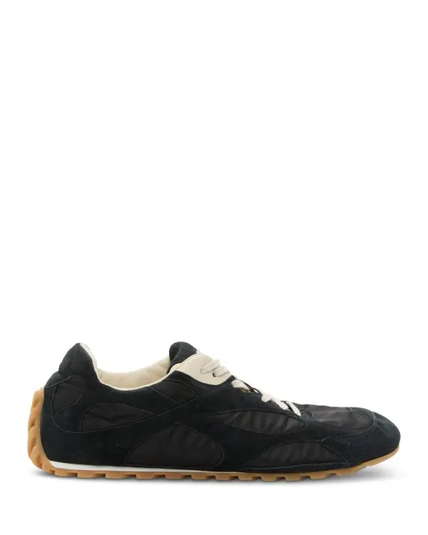 Bottega Veneta Orbit Flash Lace Up Sneakers - Nero