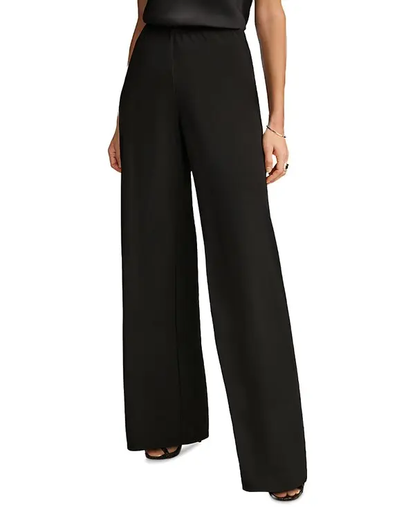 Donna Karan New York Flat Front Wide Leg Pants