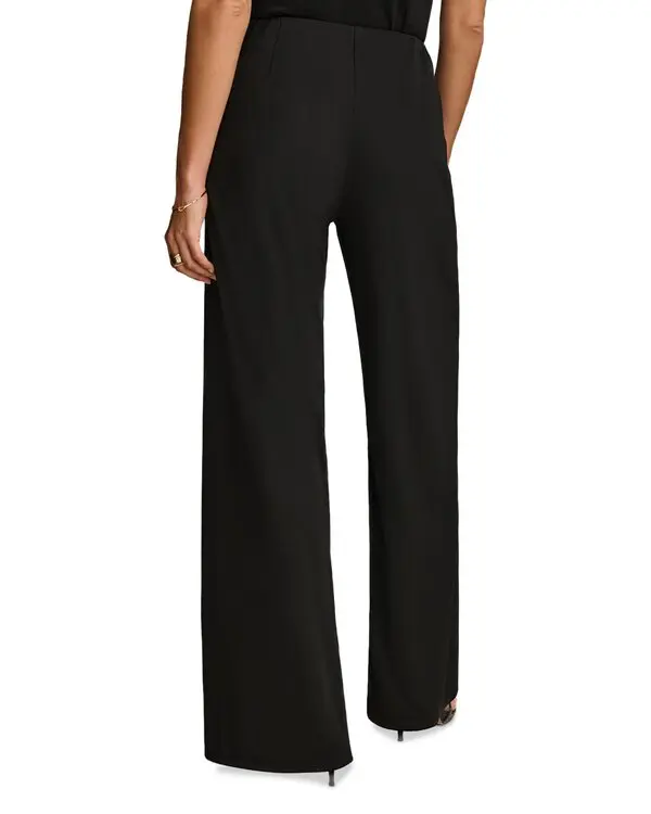 Donna Karan New York Flat Front Wide Leg Pants