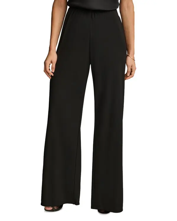Donna Karan New York Flat Front Wide Leg Pants