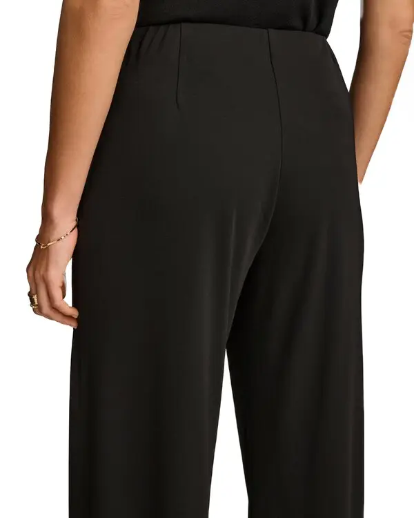 Donna Karan New York Flat Front Wide Leg Pants