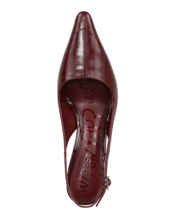 Sam Edelman Bianka Slingback Pumps - French Merlot