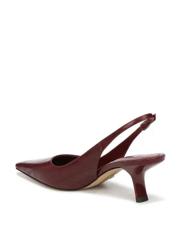 Sam Edelman Bianka Slingback Pumps - French Merlot